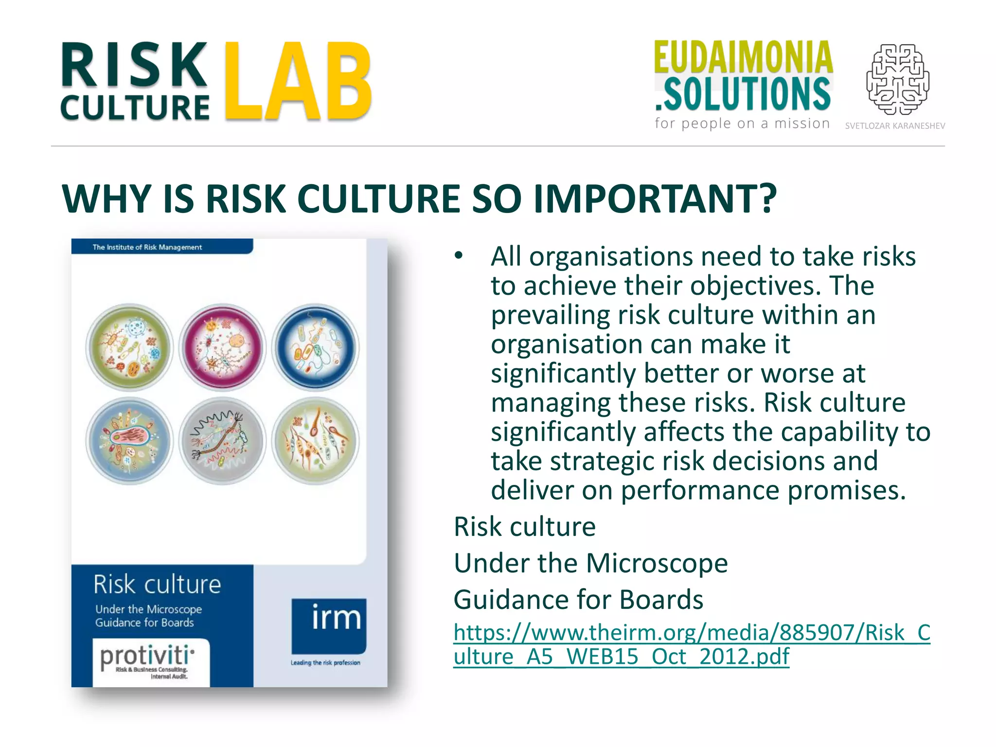 Risk governance & culture isaca sofia 2.11
