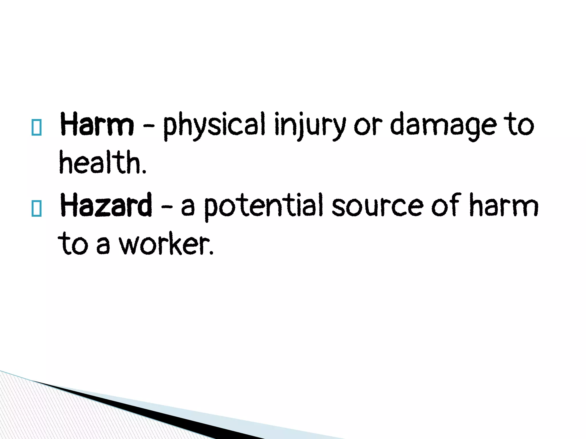 Risk,hazard,harm,types of hazards,risk assesments | PDF