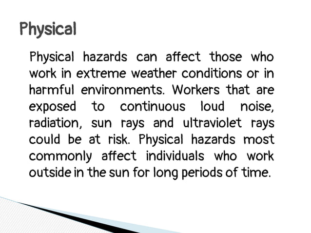Risk,hazard,harm,types of hazards,risk assesments | PPT