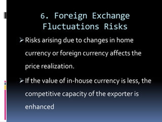 Risk in international trade by Shahnawaz | PPT