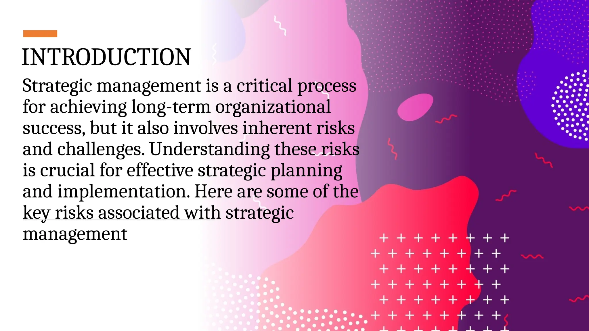 Presentation on Risk Involved in Strategic Management | PPT