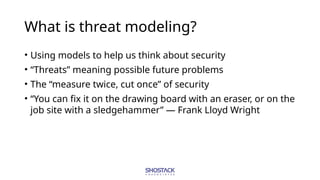 Risk is not a Hammer Usenix Enigma 2025 Shostack | PPTX