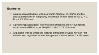 Risk Malignancy Index obstetrics ppt.pptx
