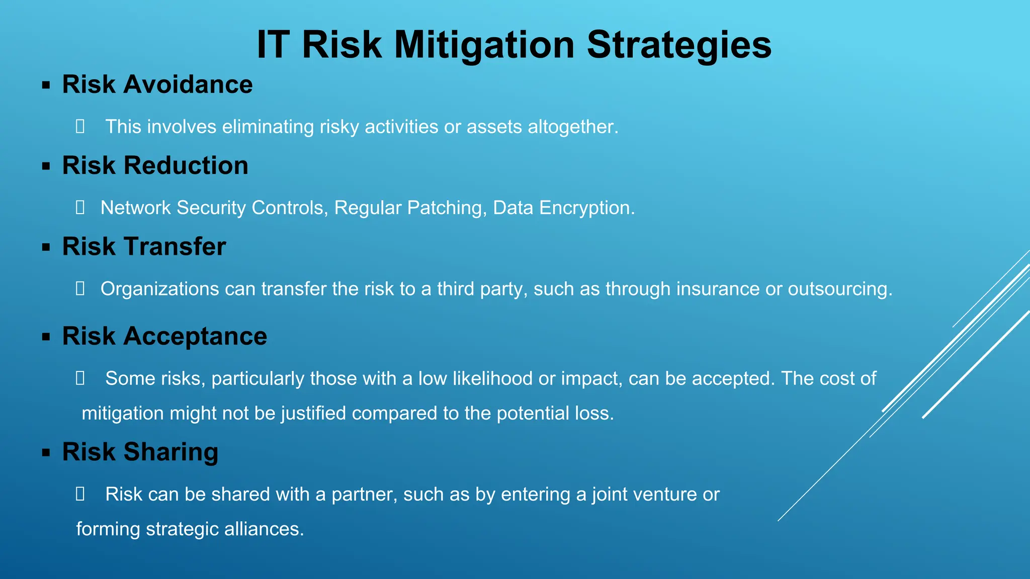 Risk management for ICT Technology Dept. | PDF