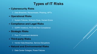 Risk management for ICT Technology Dept. | PDF