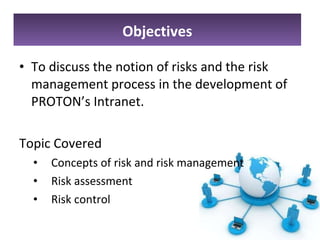 Risk Management | PPT | Business | Business and Finance