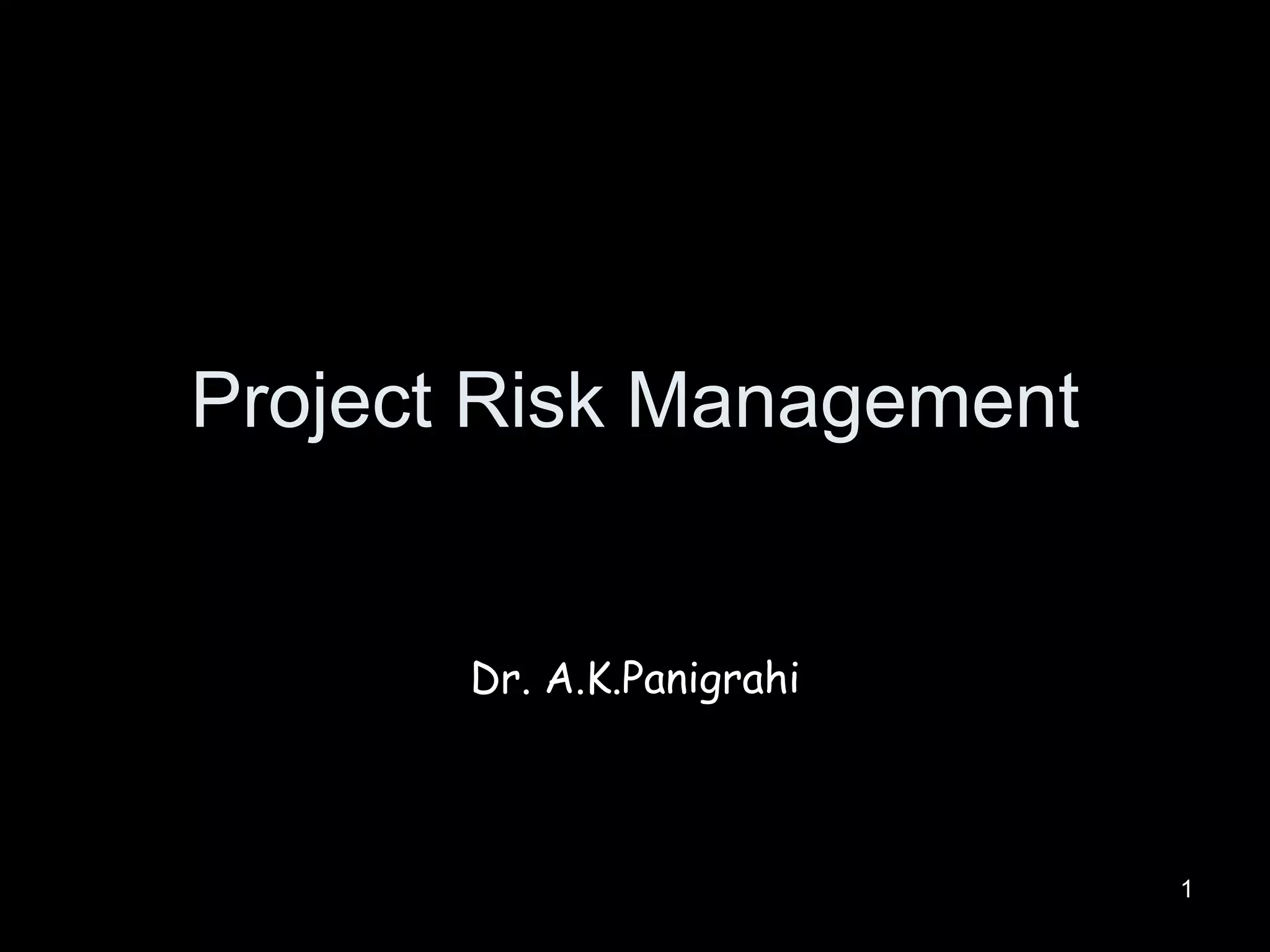 Project Risk management | PPT