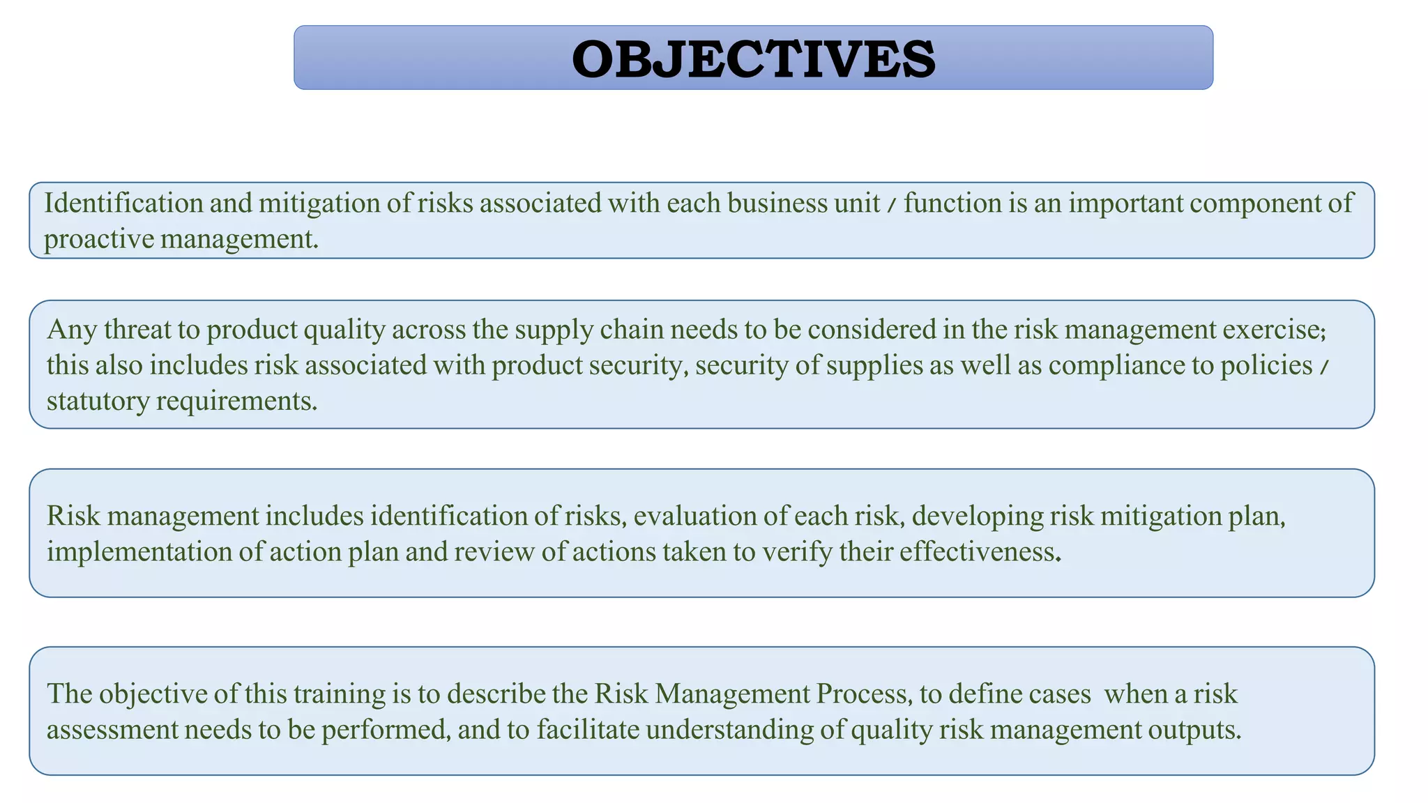 Risk management in pharmaceutical Industry | PPTX