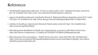 Healthcare Risk Management | PPTX