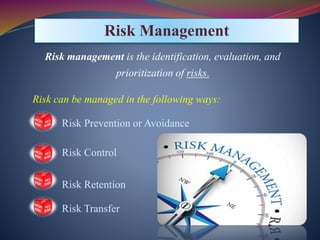 Risk management | PPTX