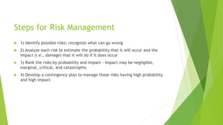 Risk Management | PPTX