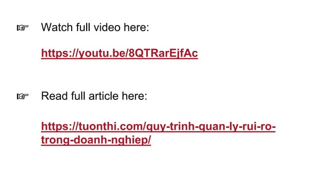 Process of risk management - Tara Model [SBL Exams - Dec.2019.2b ...