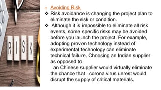 Risk management | PPTX | Financial Planning | Personal Finance