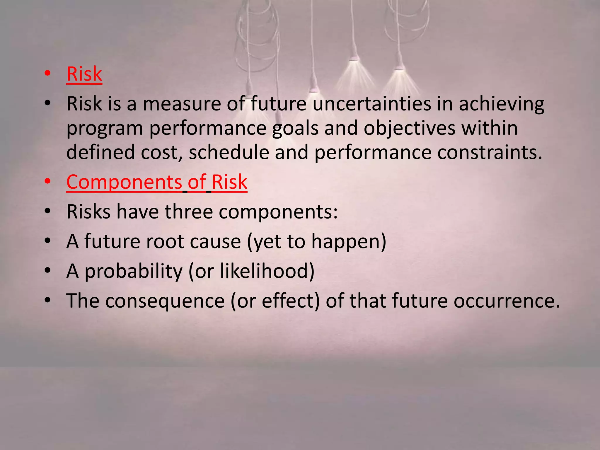 Risk management | PPTX | Civil Engineering Industry | Industries