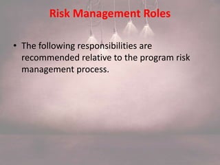 Risk management | PPTX | Civil Engineering Industry | Industries