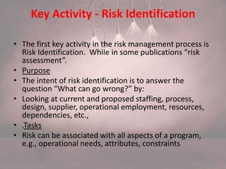 Risk management | PPTX | Civil Engineering Industry | Industries
