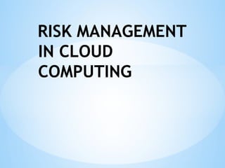 Could computing subject - risk management.pptx