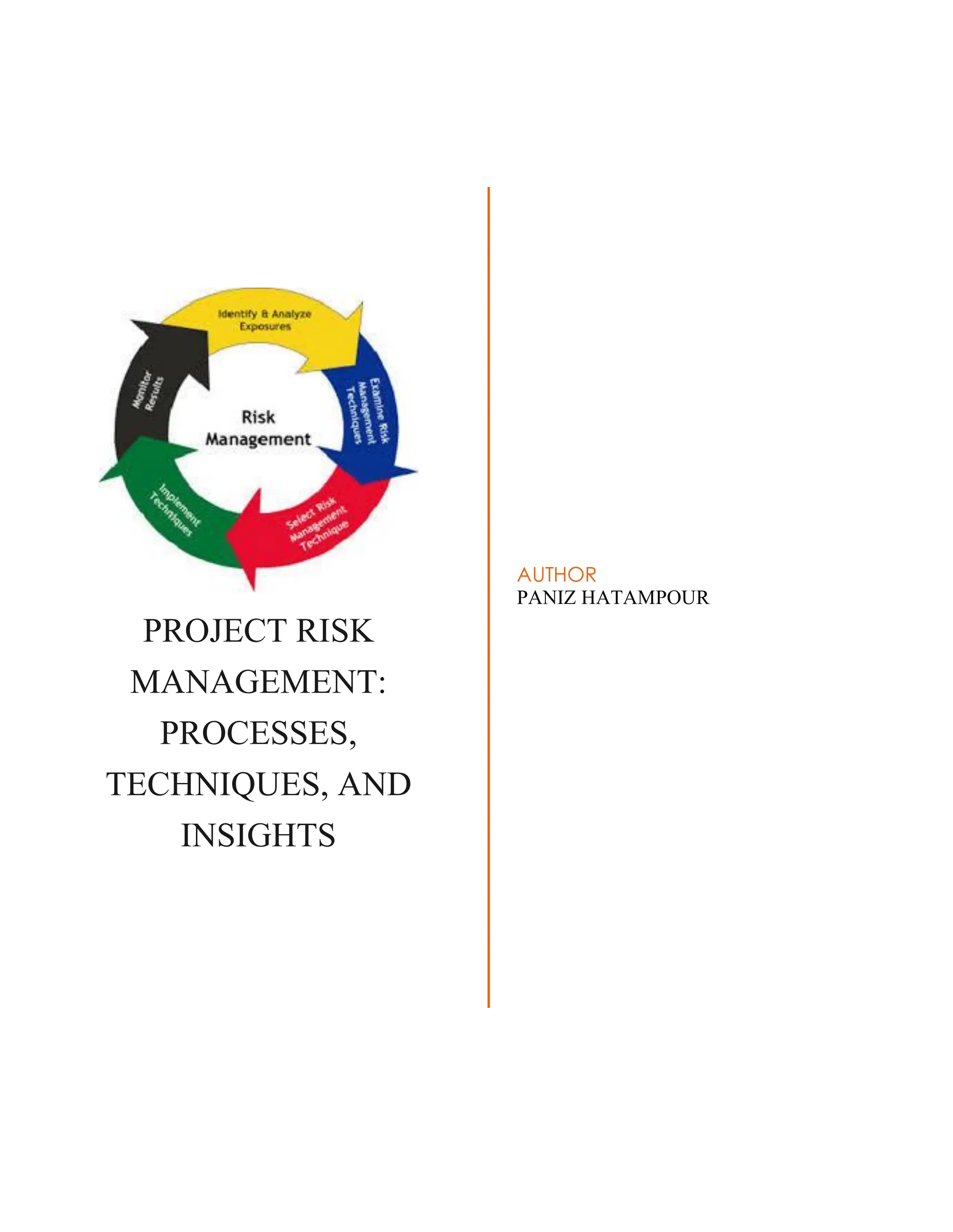 risk management;Project Risk Management: Processes, Techniques, and ...