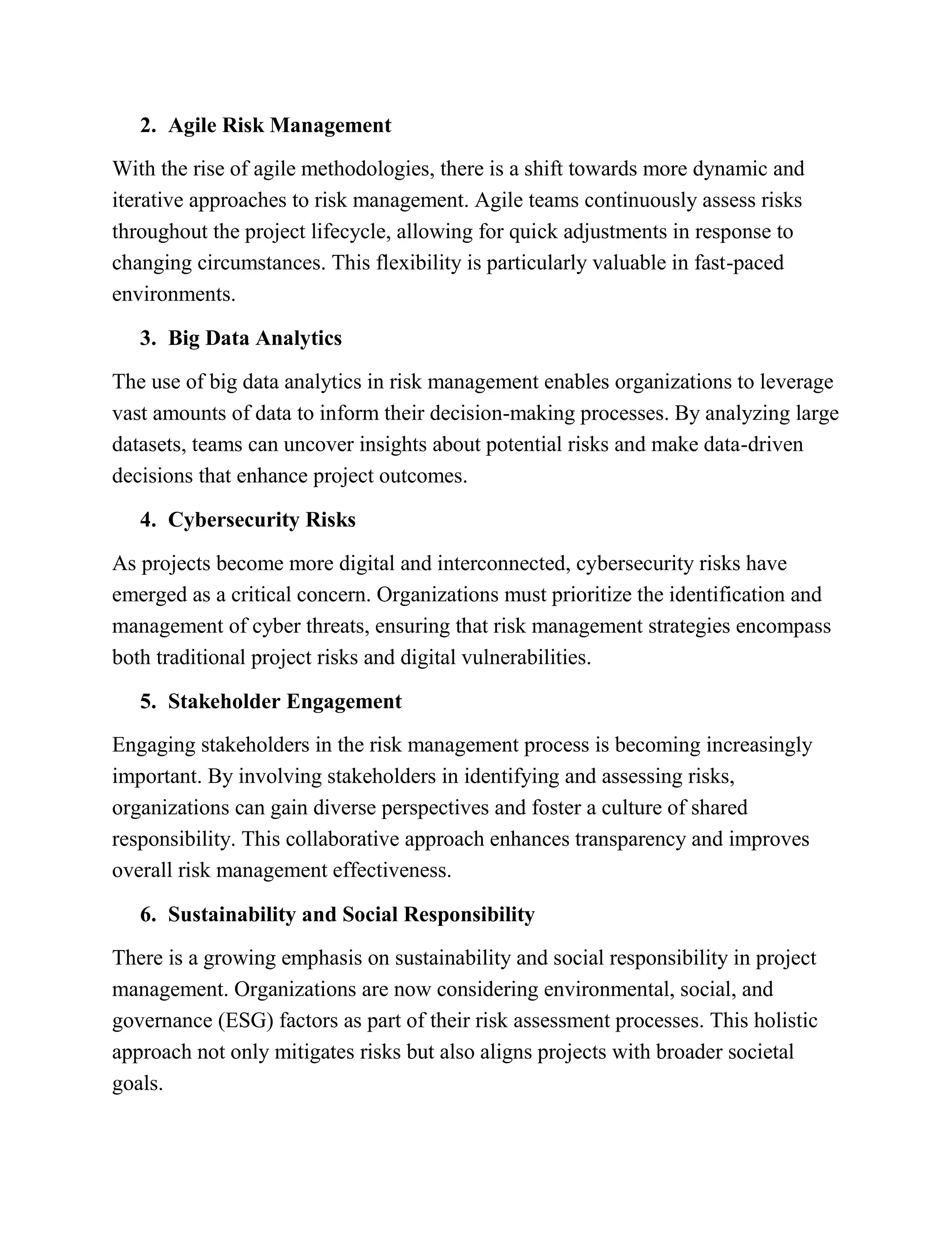 risk management;Project Risk Management: Processes, Techniques, and ...