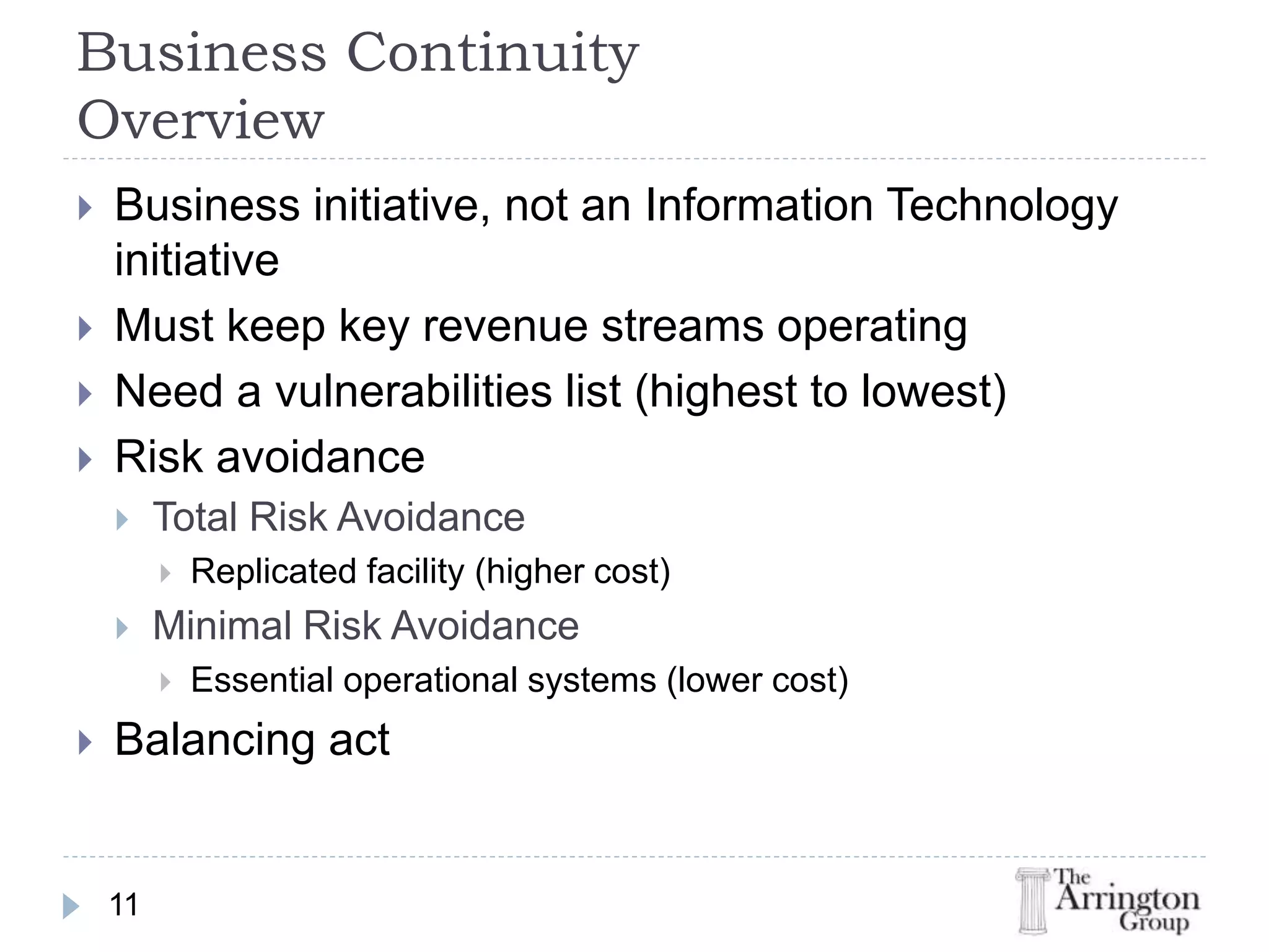 Risk Management -- Business Continuity Planning and Management.pptx