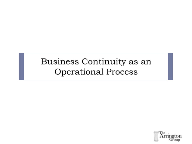 Risk Management -- Business Continuity Planning and Management.pptx