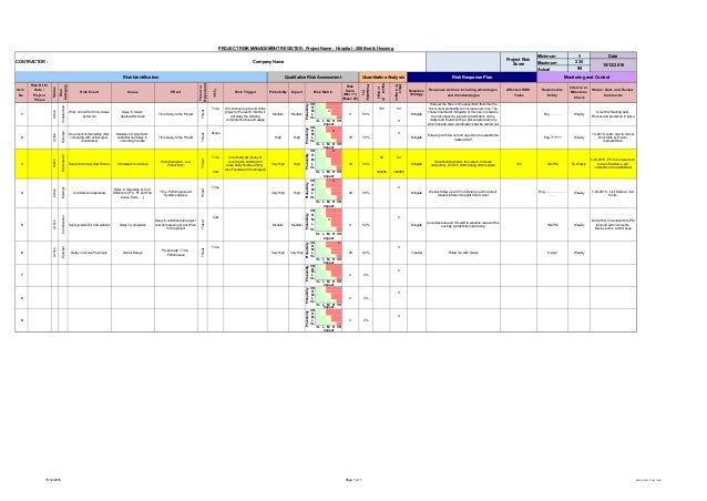 Risk management case study