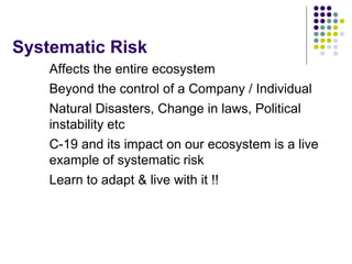 Financial Risk Management and Data Analytics | PPTX