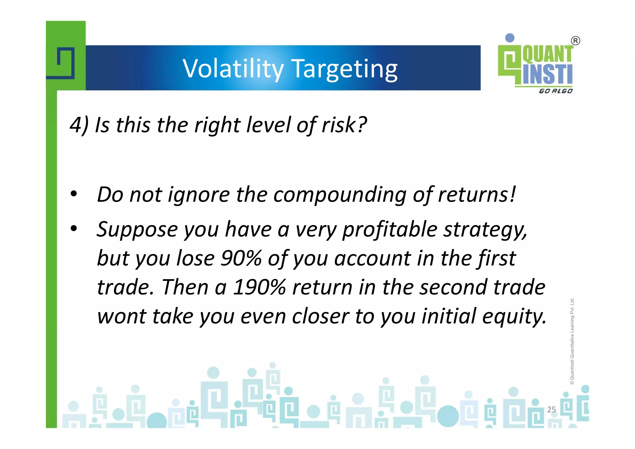 Risk Management: Maximising Long-Term Growth Presentation | PDF ...