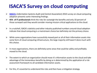 Cloud computing Risk management | PPTX