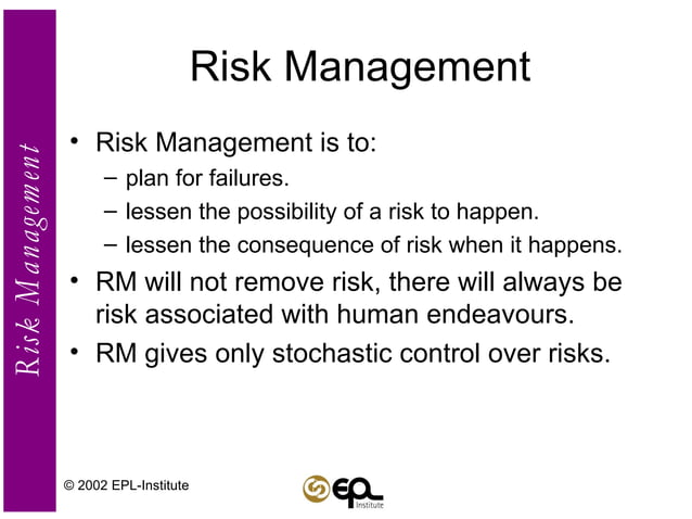 Risk management seminar -en | PPT
