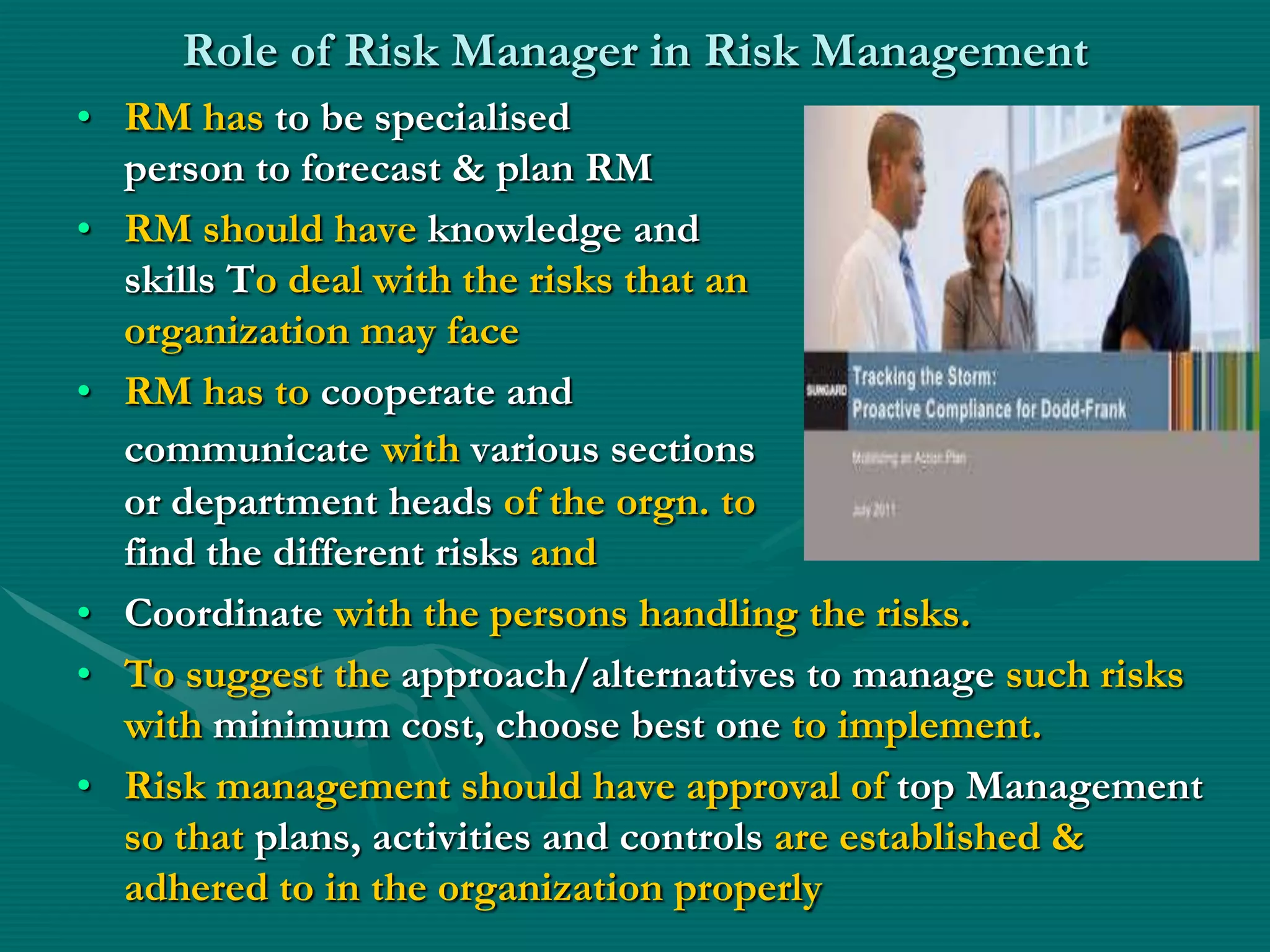 Risk Management in Insurance Sector | PPT