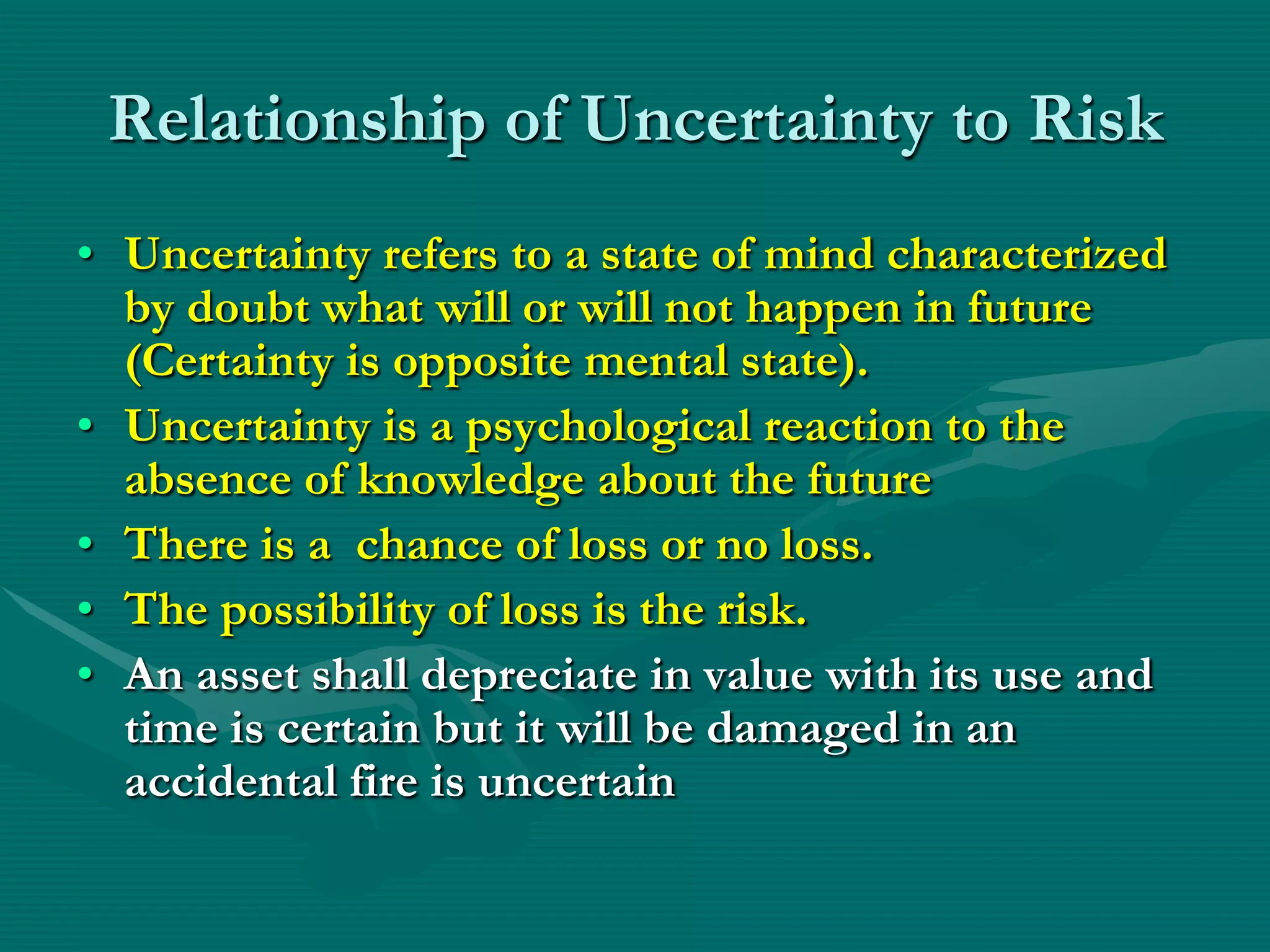 Risk Management in Insurance Sector | PPT