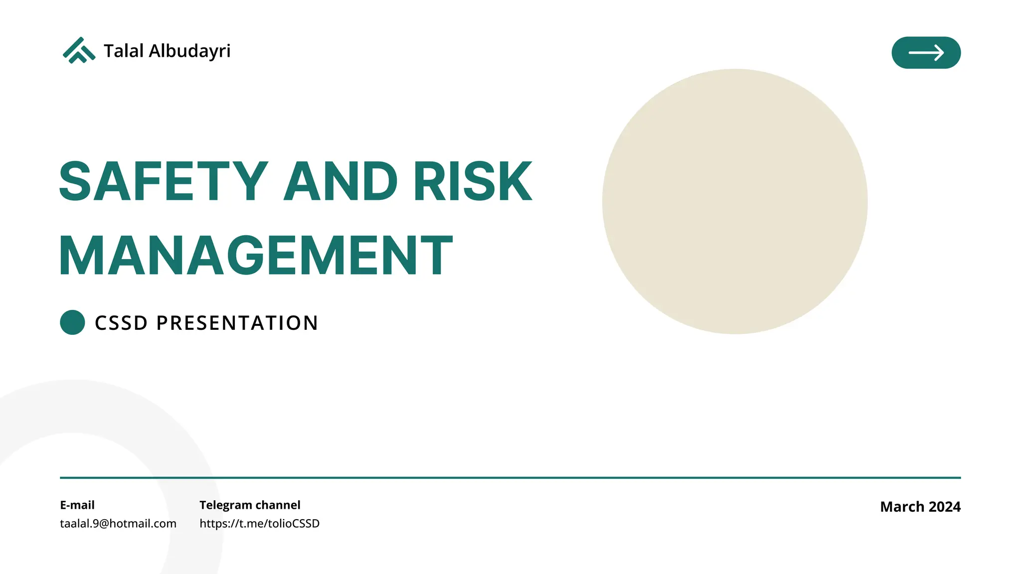 Risk management .. WE WILL SOLVE THE PROBLEMS To understand all about ...