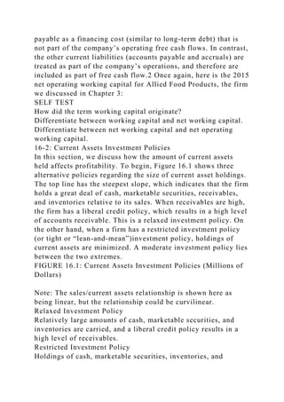 RISK MANAGEMENT 14CHAPTER 16 Working Capital M.docx