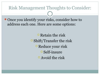 Risk management agency presentation | PPT