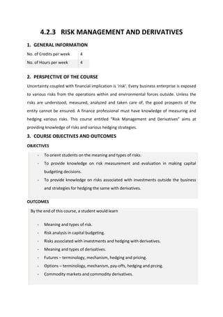 Risk management and derivatives | PDF