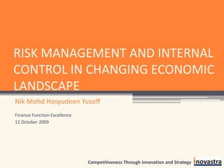 Risk Management And Internal Control In The Changing Econmic Landscape ...