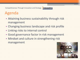 Risk Management And Internal Control In The Changing Econmic Landscape ...