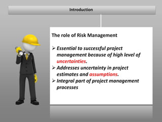 Risk Management Assignment | PPTX