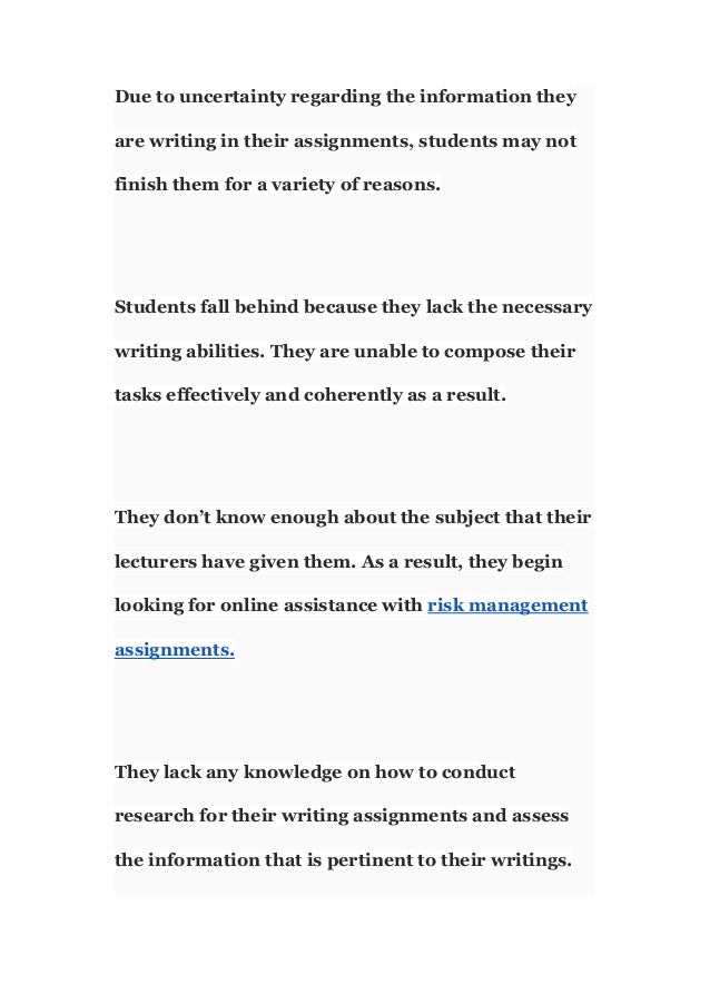 Risk Management Assignment | PDF