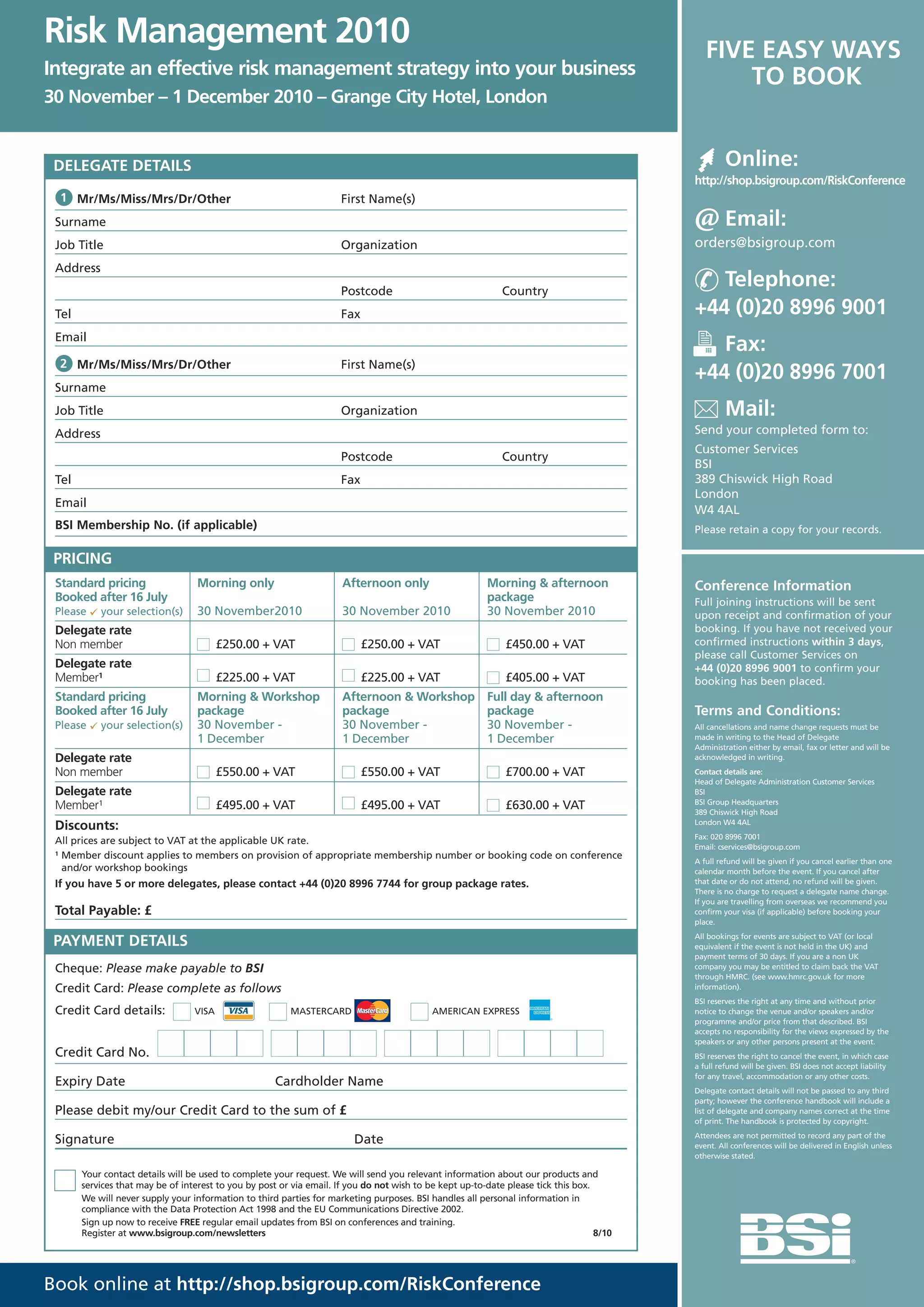 Risk Management Brochure | PDF