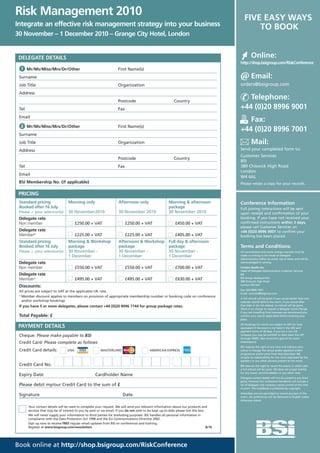 Risk Management Brochure | PDF
