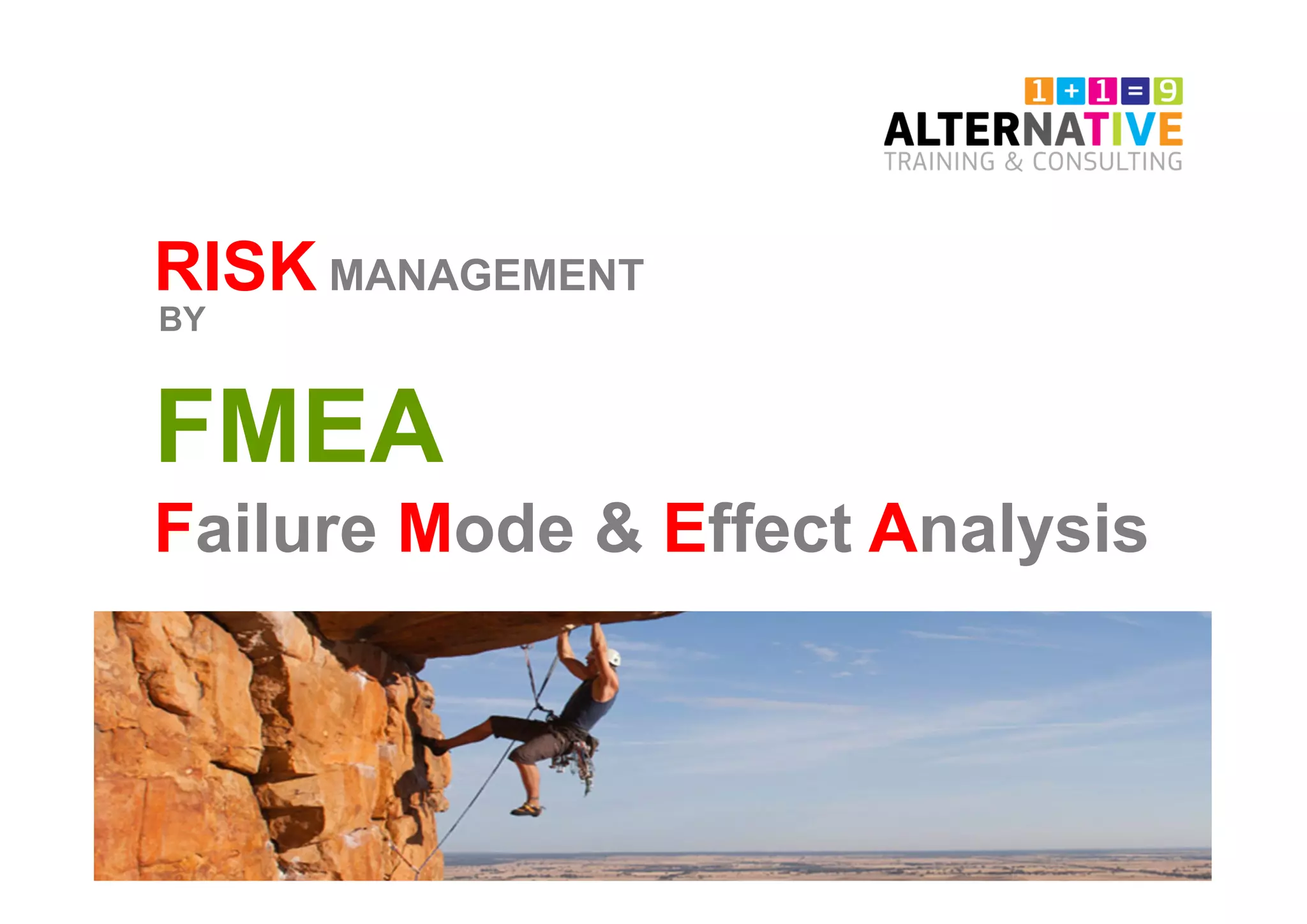 Risk Management by using FMEA | PDF