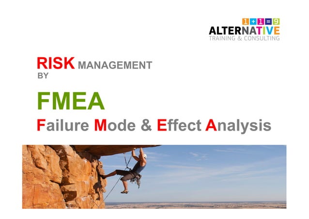 Risk Management by using FMEA | PDF
