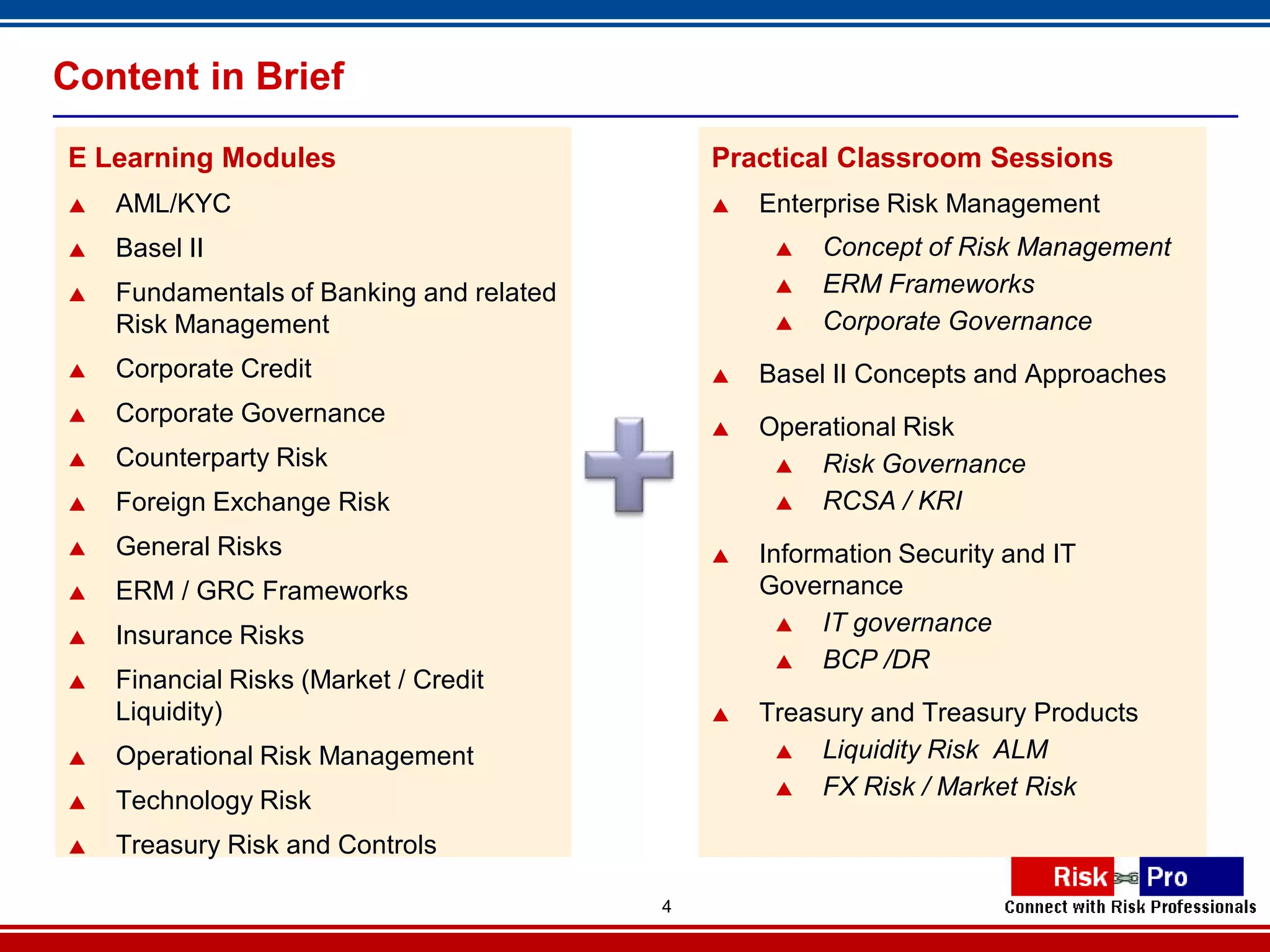 Risk Management Certification | PDF