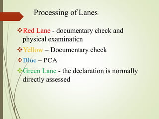 Customs Risk Management PPT.Presentation | PPTX
