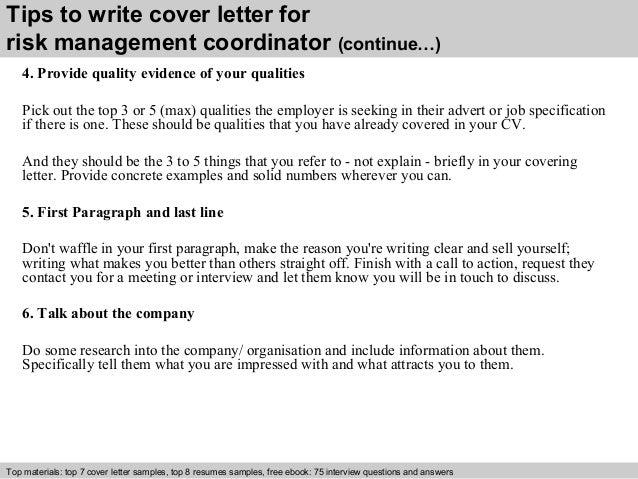 Risk Management Coordinator Cover Letter risk-management-coordinator-cover-letter