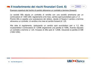 Risk Management e gestione dei rischi finanziari | PDF