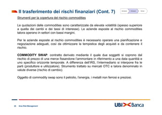 Risk Management e gestione dei rischi finanziari | PDF