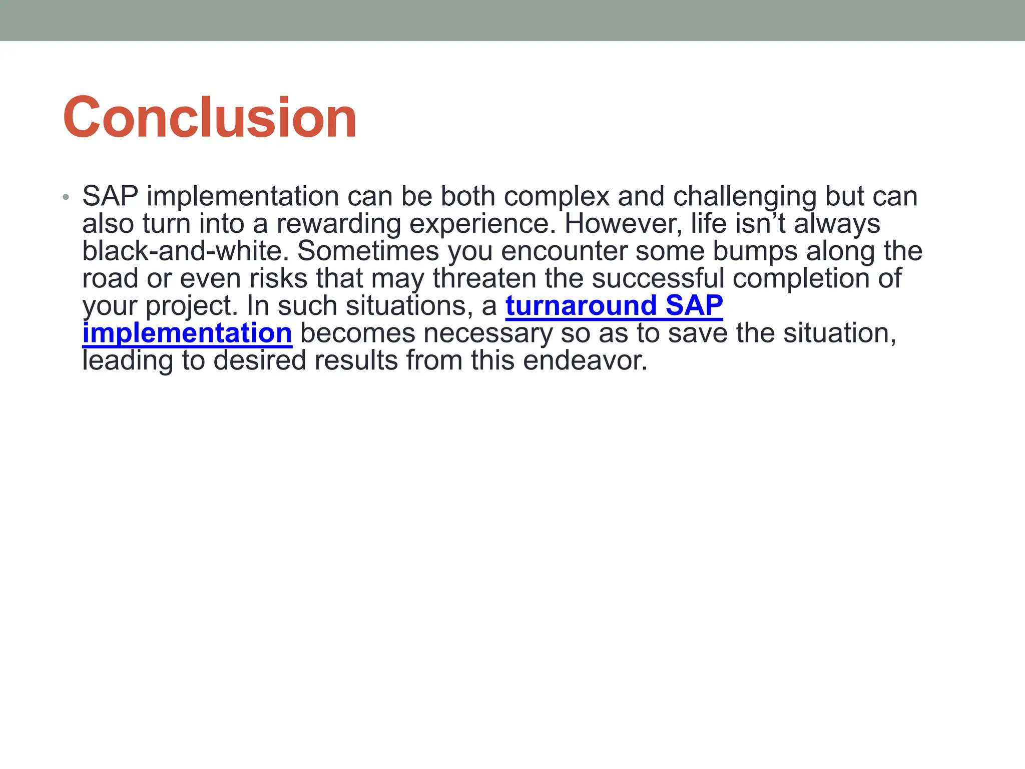 Risk Management Excellence: A Closer Look at SAP Implementation Turnarounds in Charlotte | PPTX ...